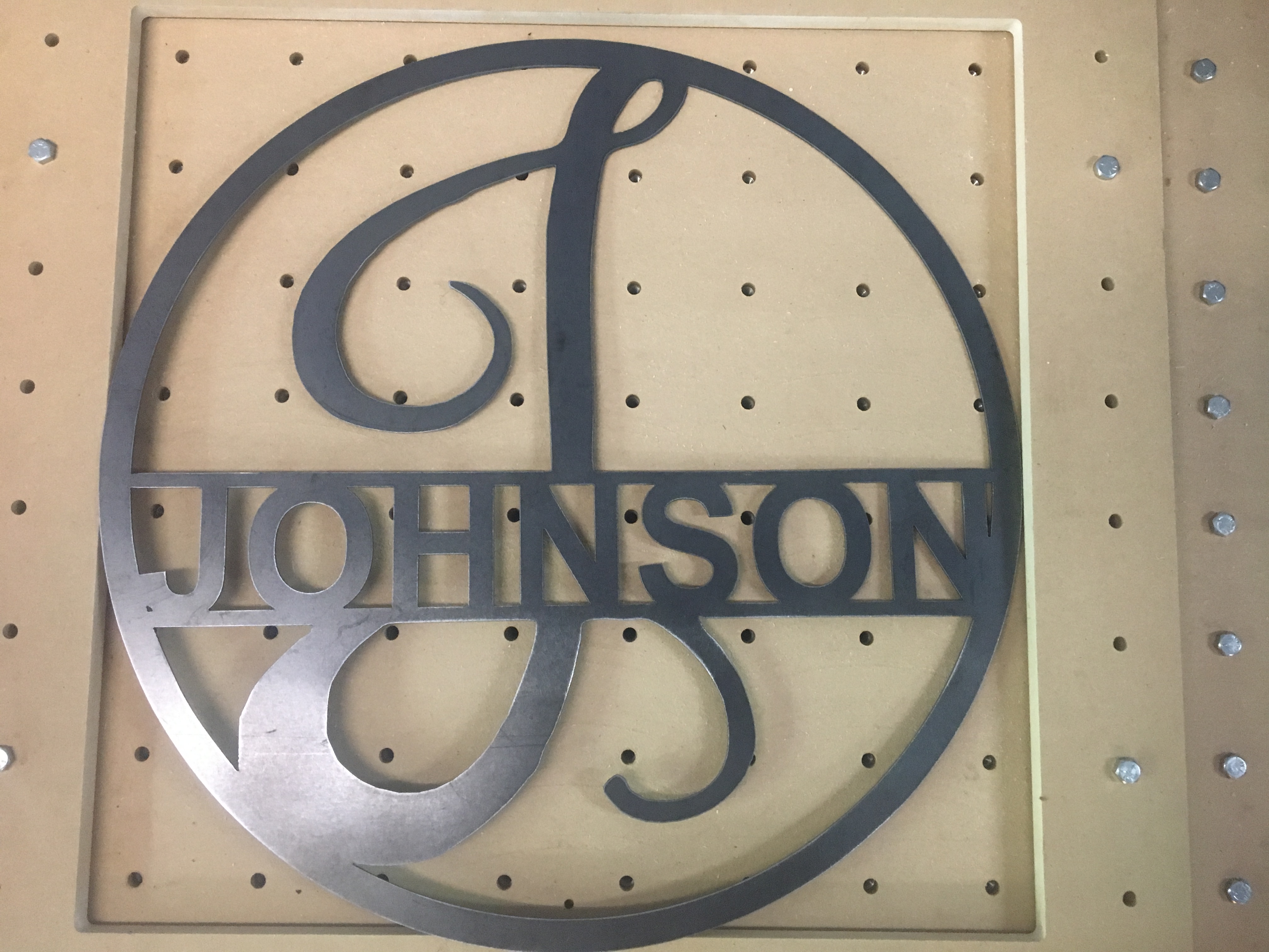 ROUND SPLIT MONOGRAM – Wired and Fired CNC